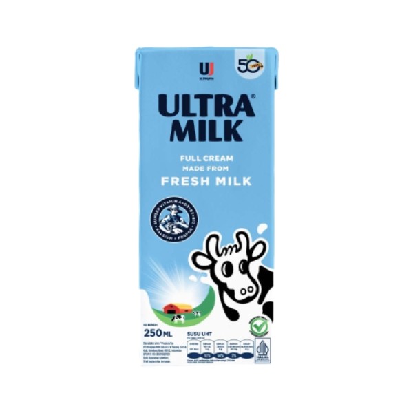 Jual ULTRA MILK FULL CREAM 250 ML | Shopee Indonesia