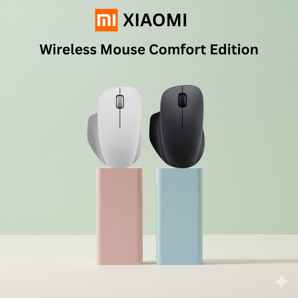 Jual XIAOMI Comfort Edition Mouse Wireless Silent Click Design ...