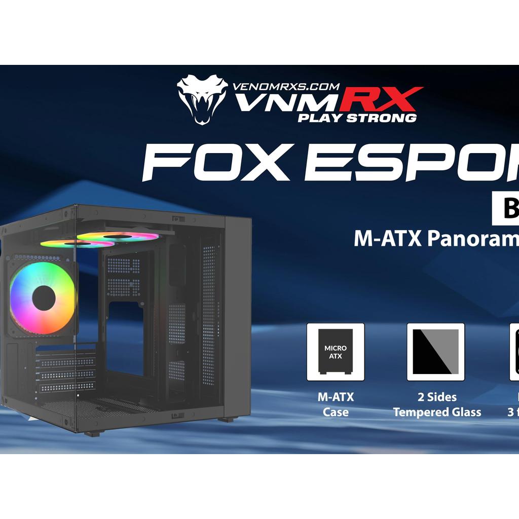Jual Casing PC Komputer VenomRX Venom-RX FOX ESPORT | Mid Tower | Micro ...