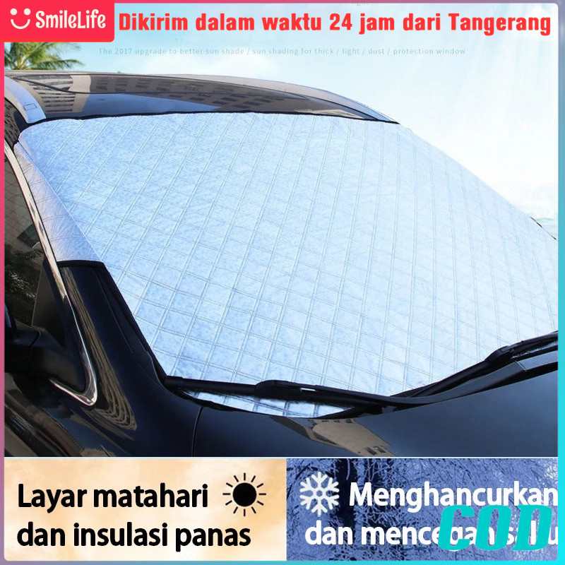 Jual SUN SHADE MOBIL LIPAT - Pelindung Kaca Depan Anti Panas & Anti UV ...