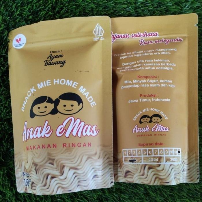 Jual Anak mas Anak eMas Krip-krip 100gr jajanan mie jadul tempo dulu ...