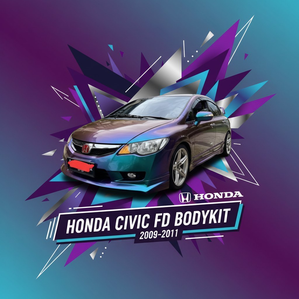 Jual PROMO bodykit civic fd 2009-2011 body kit civic fd bodikit civic ...