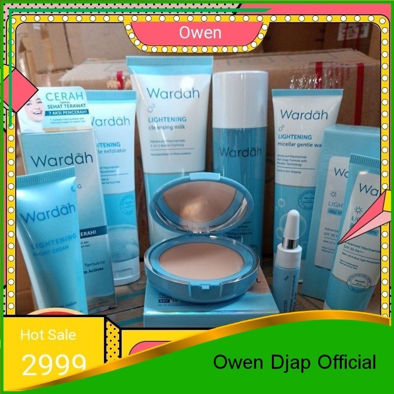 Jual Wardah lightening series Komplit 8 macam(Wardah makeups original ...