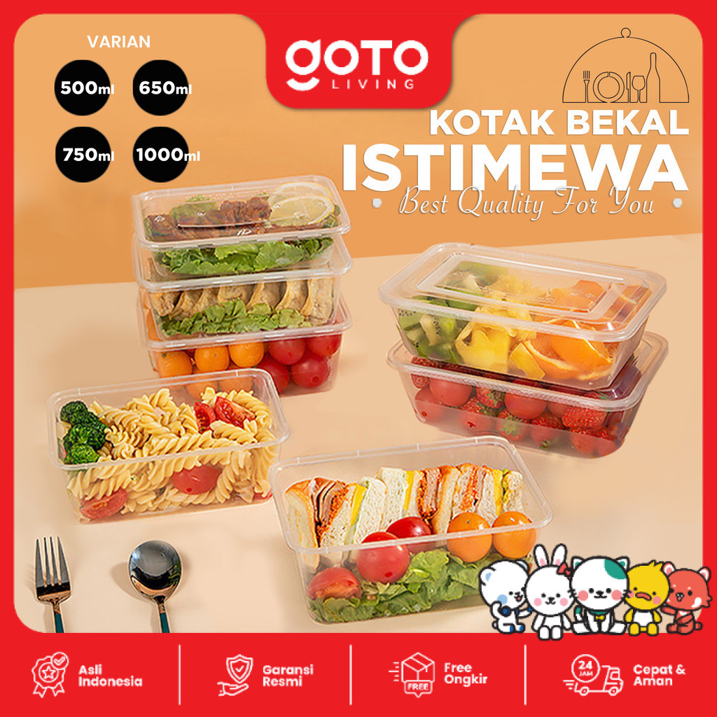 Jual (Special Offer) Goto Qlock Food Container Kotak Tempat Box Makanan ...