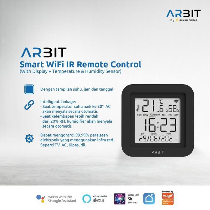 Jual (Awa Tools Shop) ARBIT WiFi IR Infrared Remote with Temperature ...