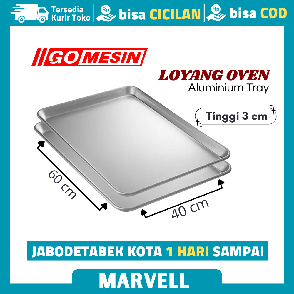 Jual Loyang Oven Press 40x60x3cm Aluminium Tebal Cookies Pan | Shopee ...