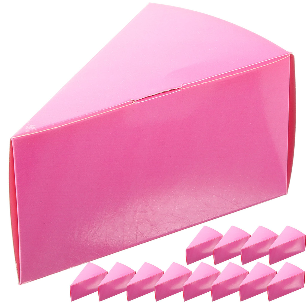 Jual 50 Pcs Triangle Cake Boxes Creative Candy Box Practical Sugar Gift ...