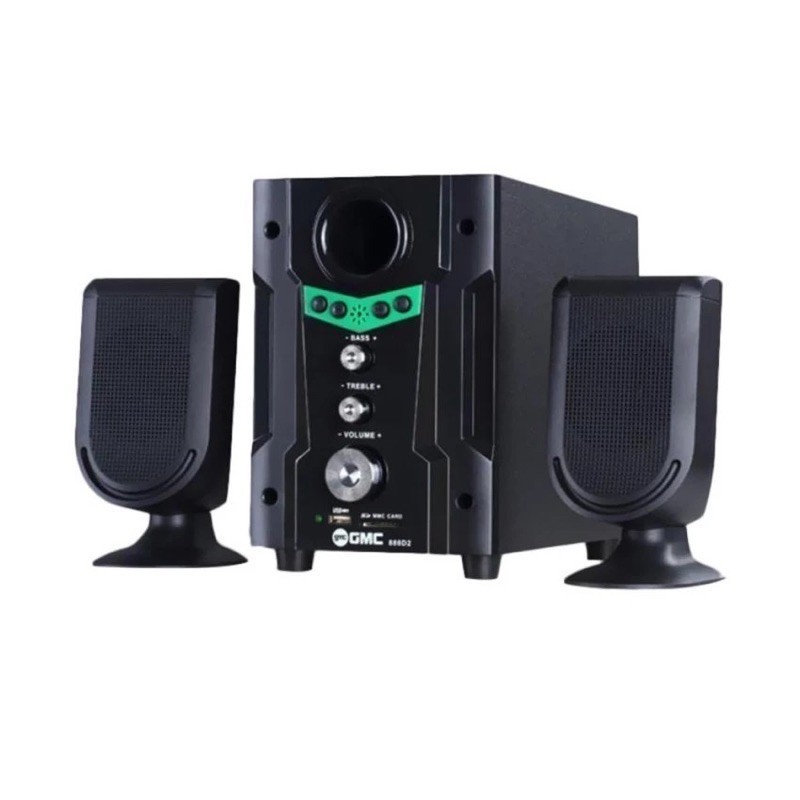 Jual Speaker Aktif Multimedia Bluetooth GMC 888 D2 BT Super Woofer ...