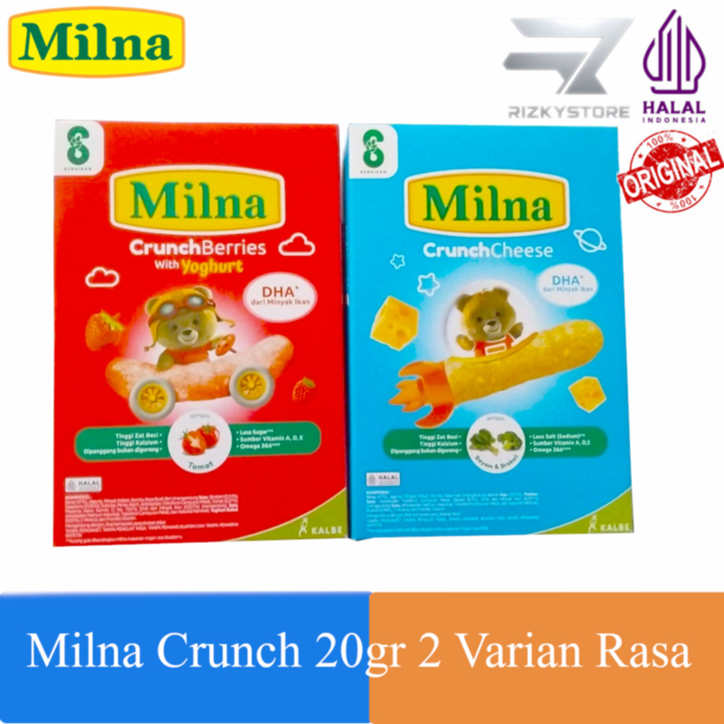 Jual 8+ MILNA CRUNCH CHEESE BERRIES 20G CEMILAN ANAK MPASI | Shopee ...
