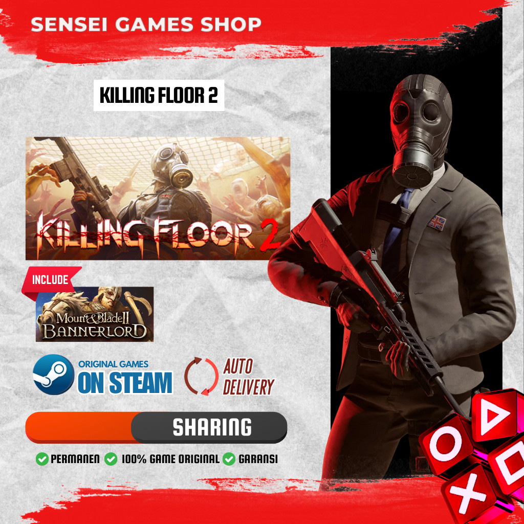 Jual [BONUS STEAM KEY] Killing Floor 2 (Sharing With Mount & Blade II ...