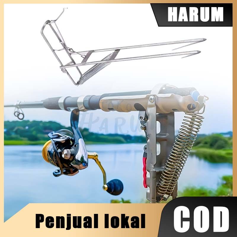Jual Bracket Joran Pancing Otomatis Dudukan Joran dengan Sistem Spring ...