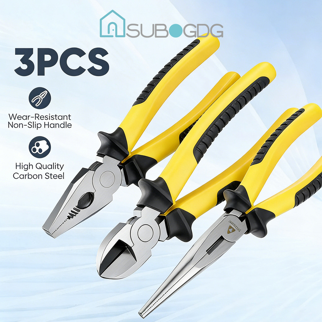 Jual SUBOGDG Tang Set 3 Pcs Tang Kombinasi Dan Tang Lancip Dan Tang ...