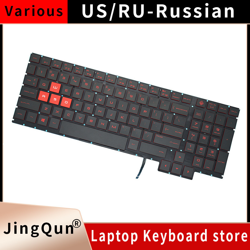 Jual Russian/Germany Backlit Keyboard For HP OMEN 15-CE CE000 15 ...