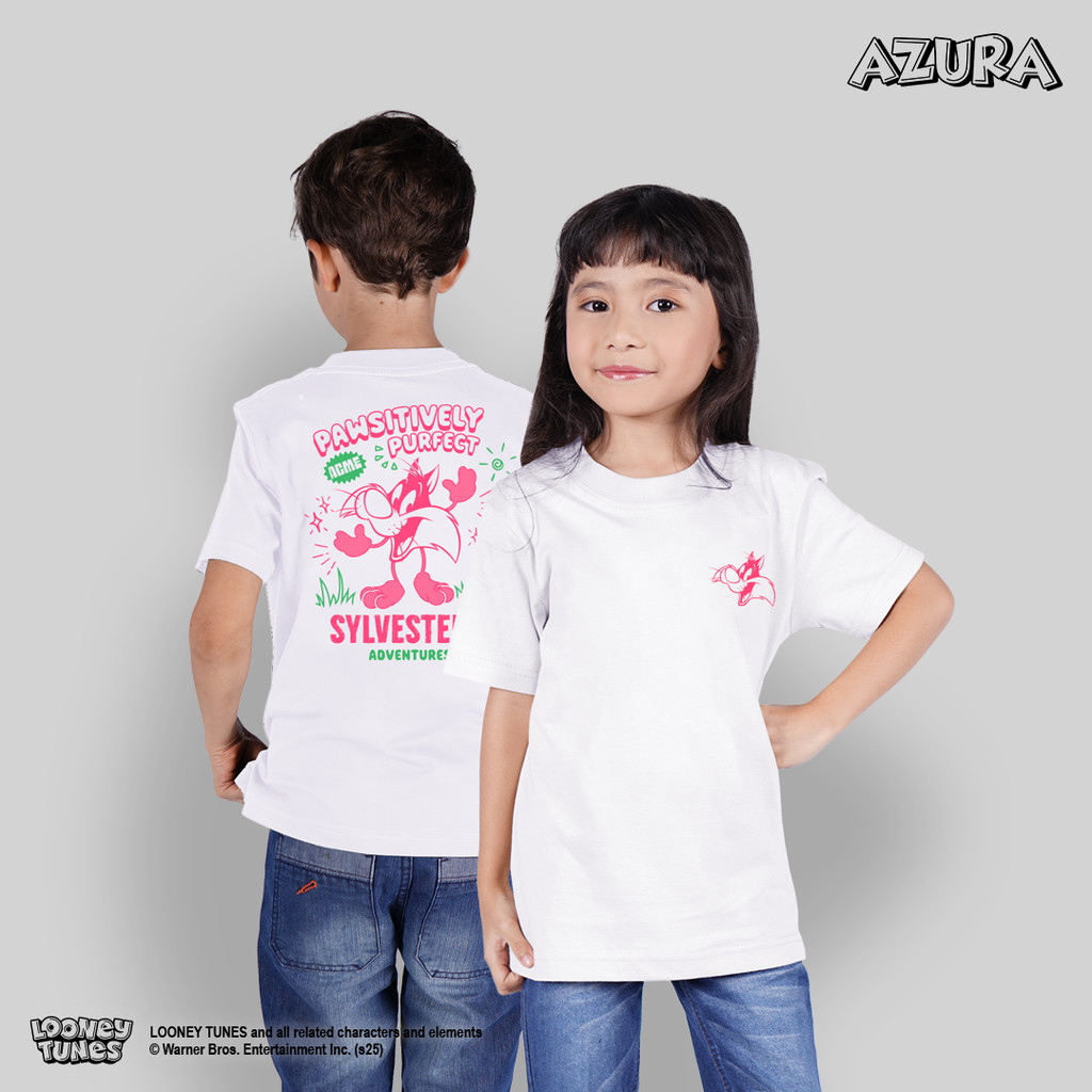 Jual Azura Tshirt Warner Bros Original Looney Tones Sylvester Happy ...