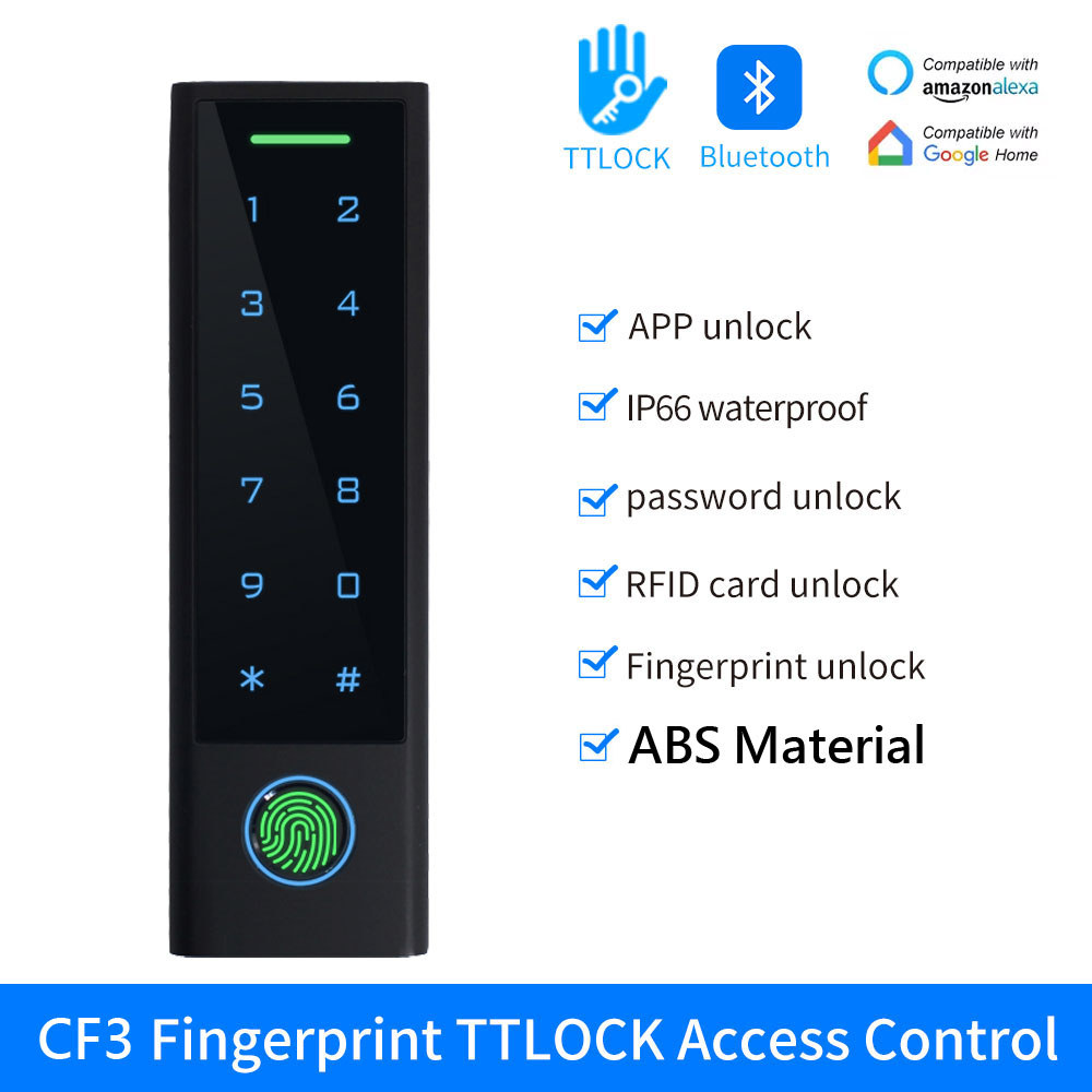 Jual TTLOCK Bluetooth RFID Fingerprint Access Control Keypad Smart ...