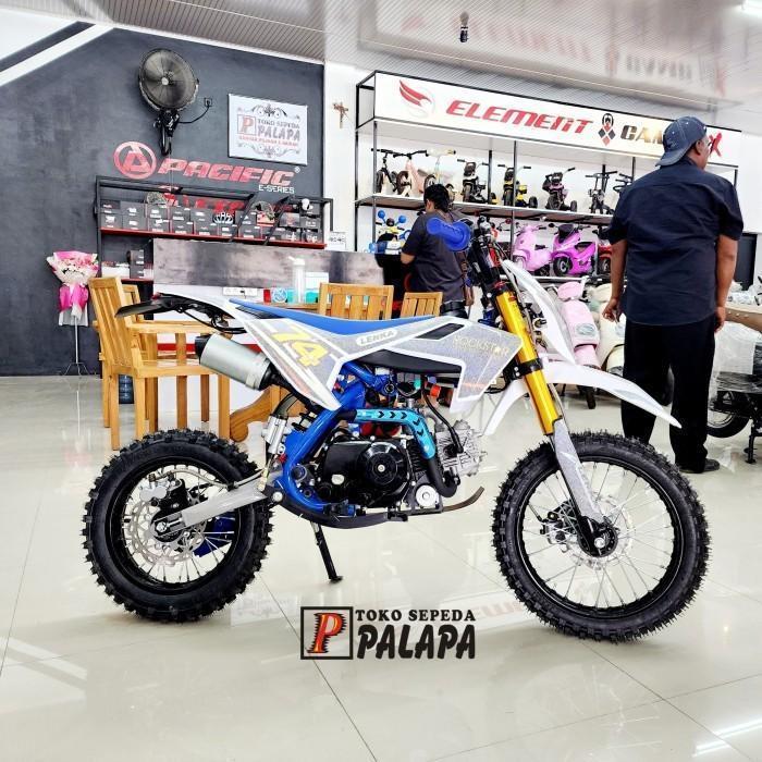 Jual Sepeda Motor Bensin Mini Medium Trail Matic LENKA MXGP 74 L 110cc ...
