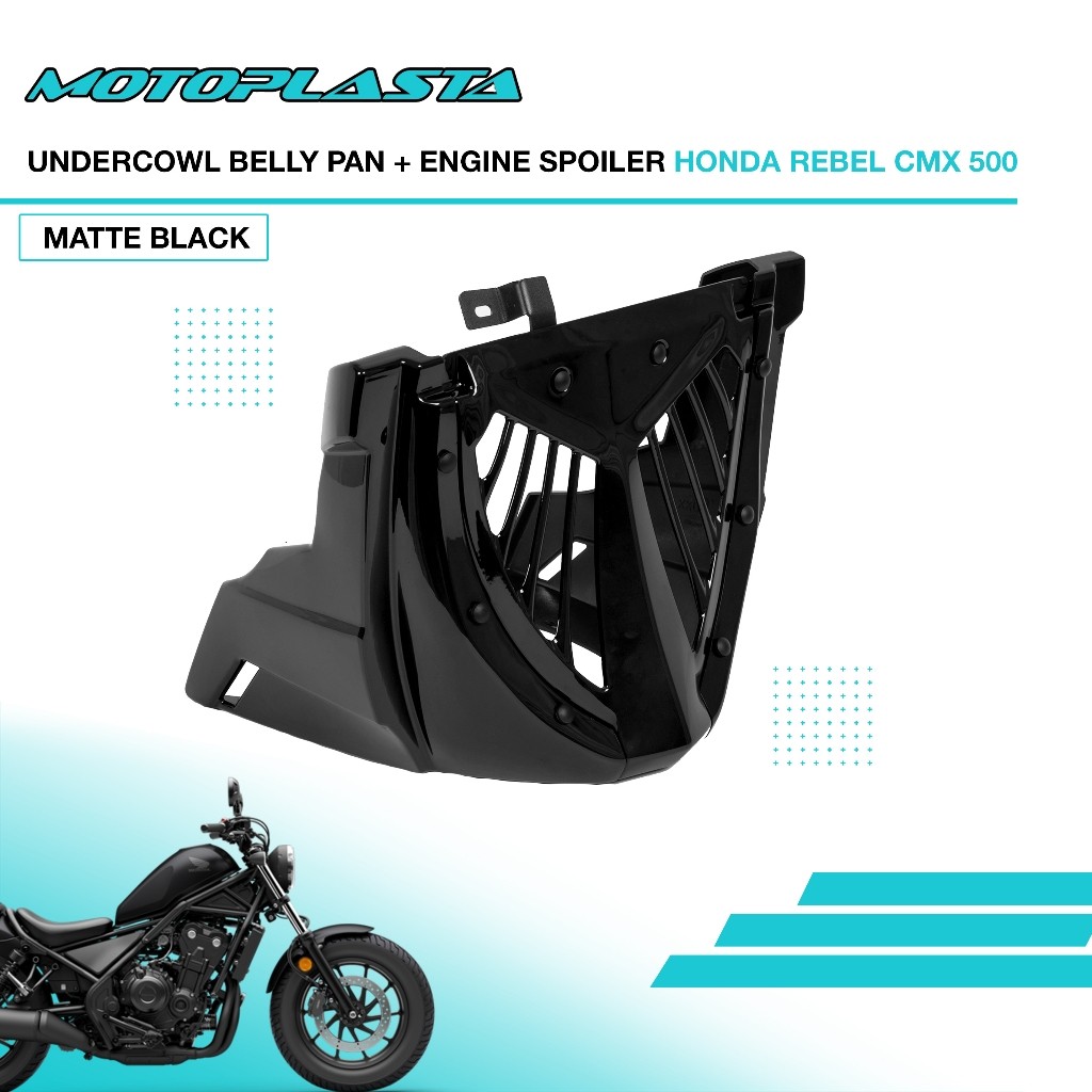 Jual Undercowl Belly Pan + Engine Spoiler Honda Rebel CMX 500 ...