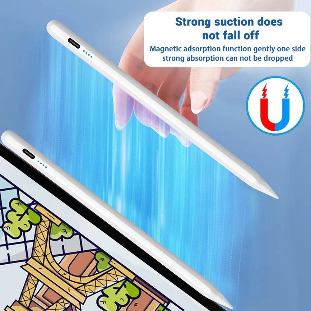 Jual For Apple Pencil USB-C 1st 2nd Stylus Pen iOS Tablet Tou Pen With ...