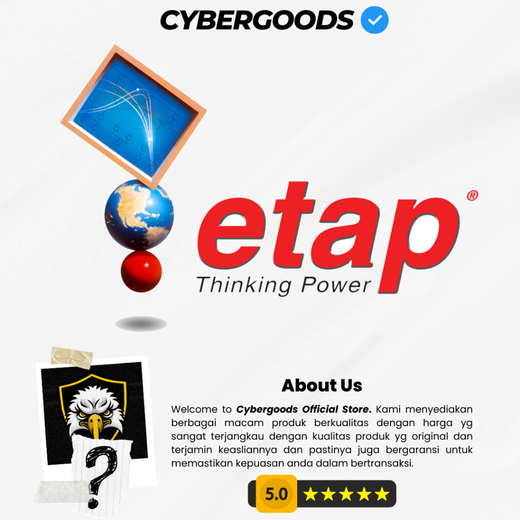 Jual Software ETAP Electrical Power System Analysis Full Version Aplikasi Electrical Transient ...