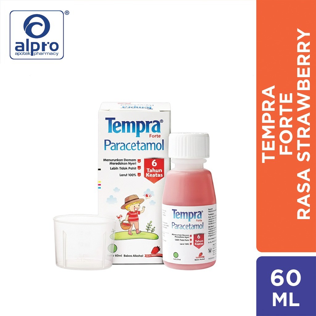 Jual Tempra Forte Rasa Strawberry 60 ML | Shopee Indonesia