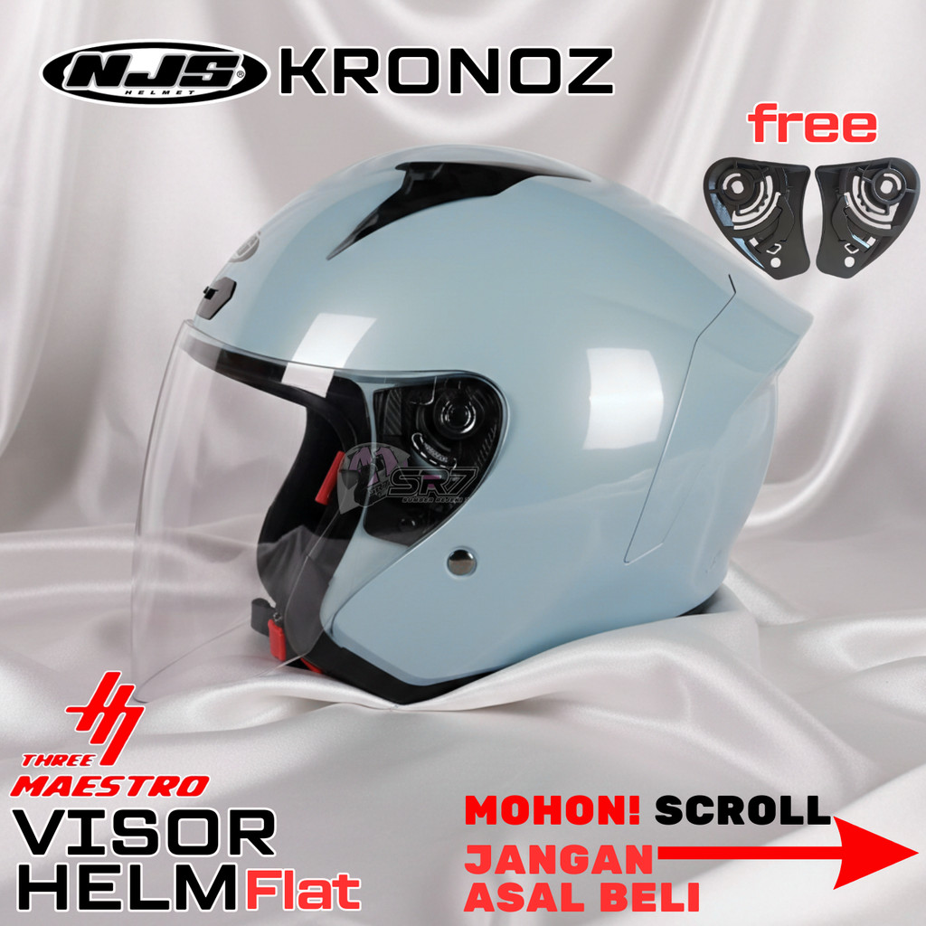 Jual NJS Helm Half Face Terlengkap & Harga Terbaru Juni 2026 | Shopee ...