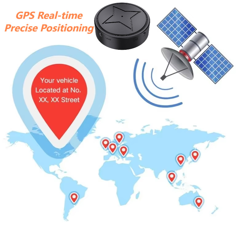 Jual Portable GPS Tracker Personal Locator Precise Positioning 5-10 M ...