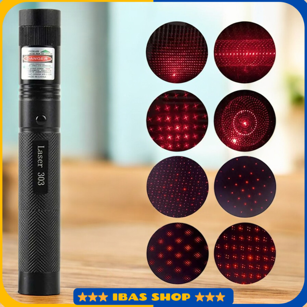 Jual Laser Pointer Beam Star Pattern USB Rechargeable 200mAh - WV-303 ...