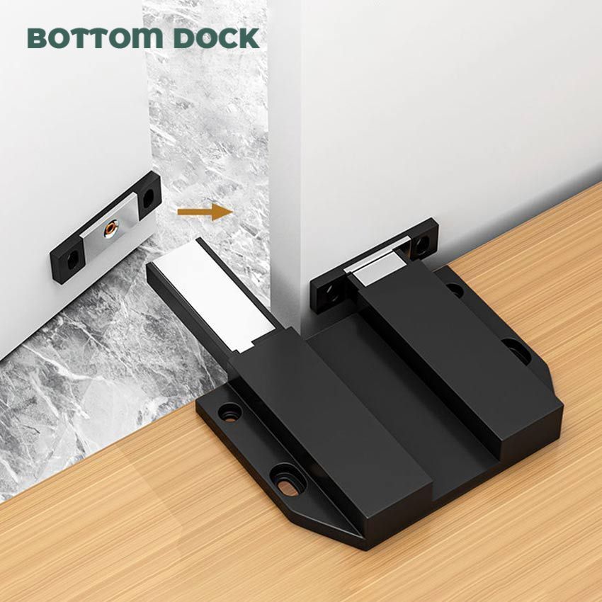 Jual Pengait Magnet Pintu Lemari Push to Open Tip On Damper Ganda Bahan ...