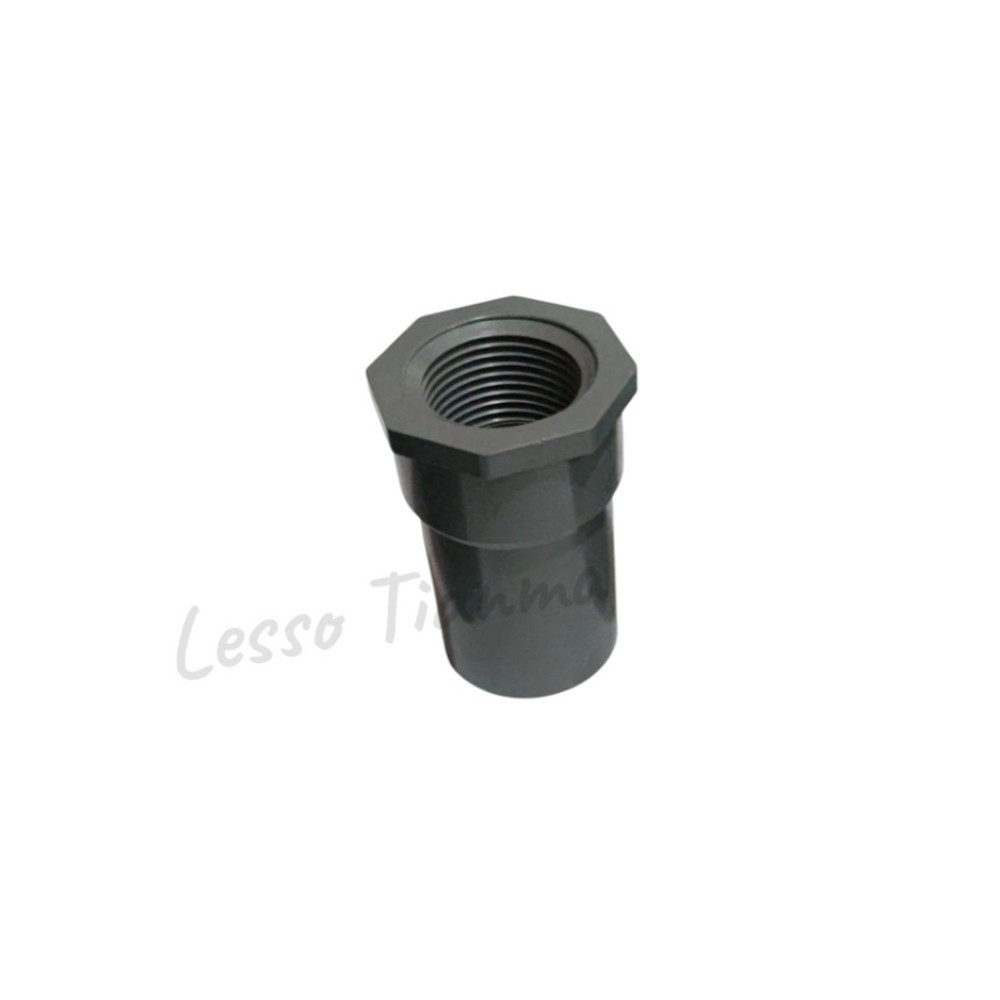 Jual LESSO PVC Faucet Socket AW 1/2 inch – Sock Drat Dalam Sambungan ...