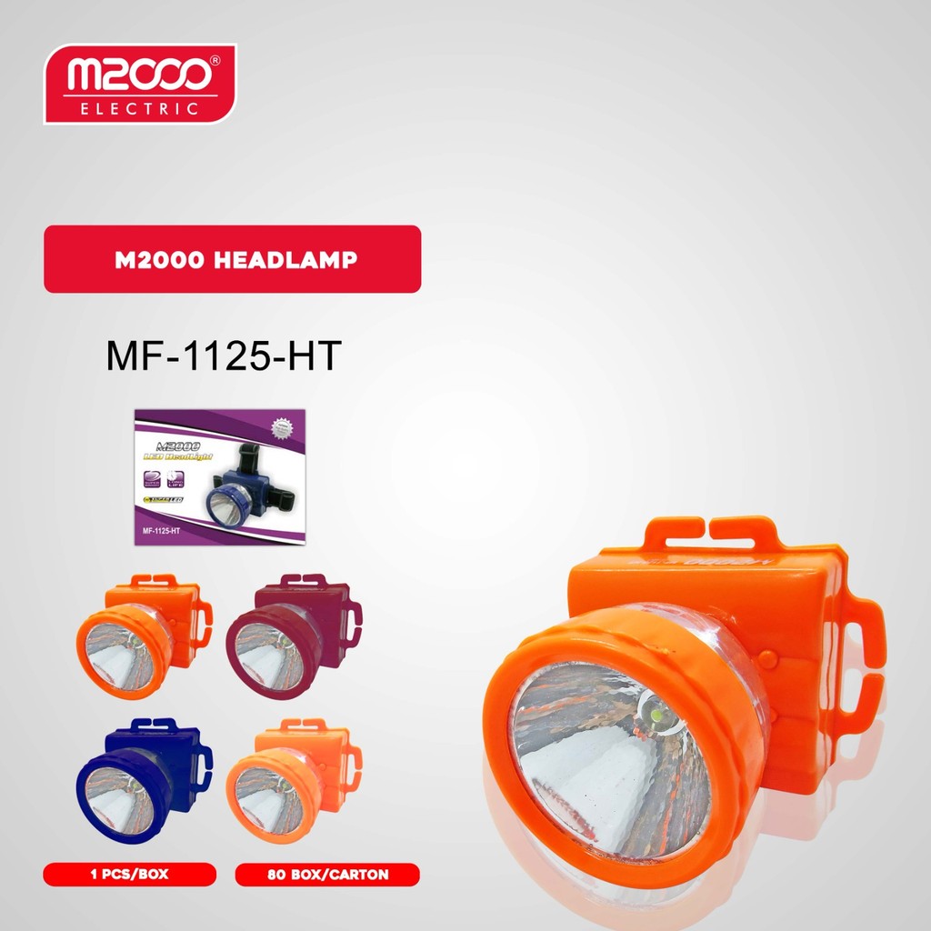 Jual M2000 Senter Kepala / Senter Hiking / Senter Outdoor / MF-1125HT ...