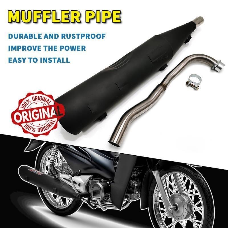 Jual Apido Pipes V4 1Set Honda Wave 100/SYM 110/Xrm 110/Smash 115/ Euro ...