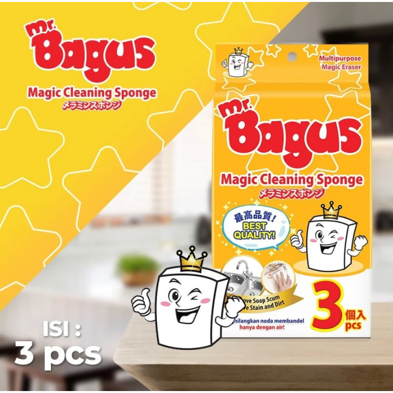 Jual BAGUS Magic Sponge Spon Ajaib [3pcs] | Penghapus Noda Serbaguna ...