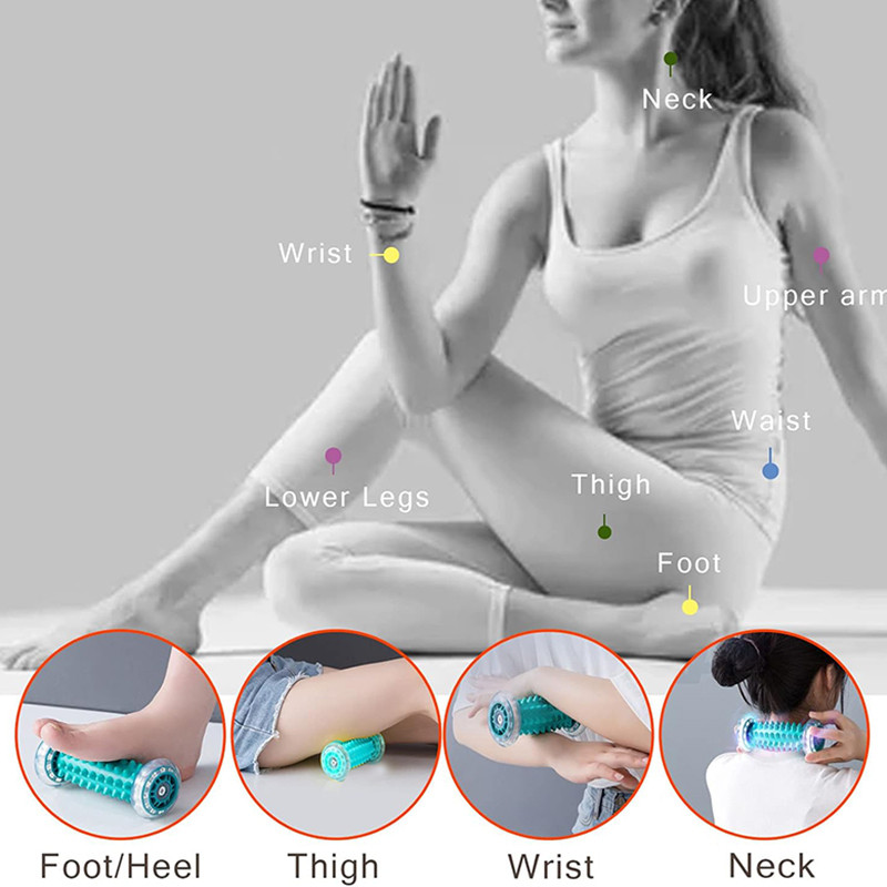 Jual Foot Massage Roller Spiky Ball Therapy Set Manual Foot Massager ...