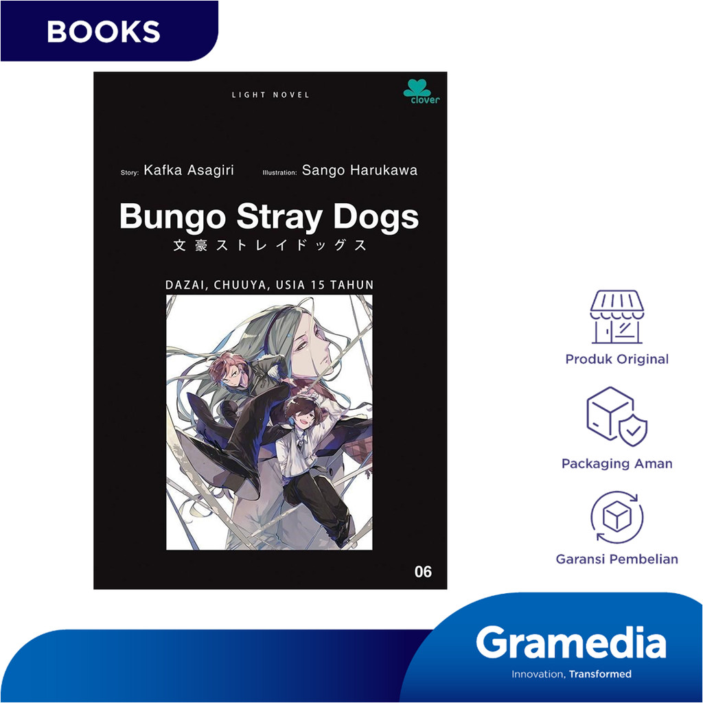 Jual Bungo Stray Dogs 6 - Dazai, Chuuya, Usia 15 Tahun | Shopee Indonesia