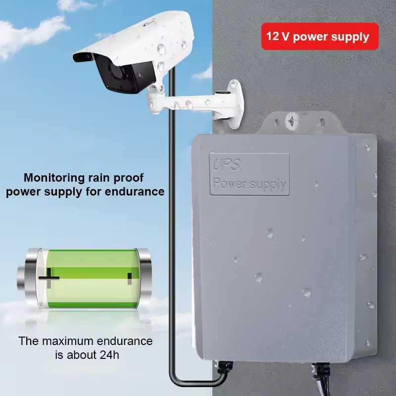 Jual SHOOCAM Mini UPS Power Supply Backup 3600mAh for CCTV Router Alarm ...
