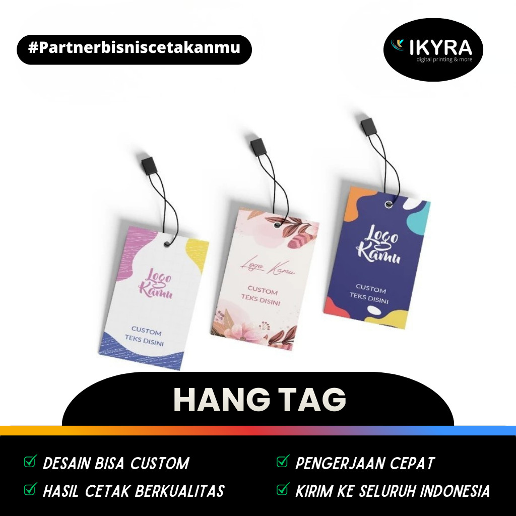 Jual Hang Tag Baju (FREE TEMPLATE DESIGN) - Label Baju - Cetak Hangtag ...