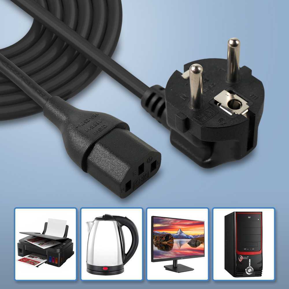 Jual Kabel Power Listrik Komputer UPS 3 Pin Triangle Power Cord Cable 1 ...