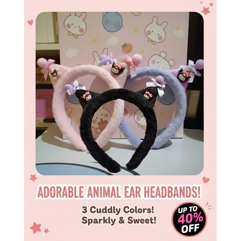 Jual BANDO LUCU DAN UNIK MOTIF BONEKA KUROMI | Shopee Indonesia