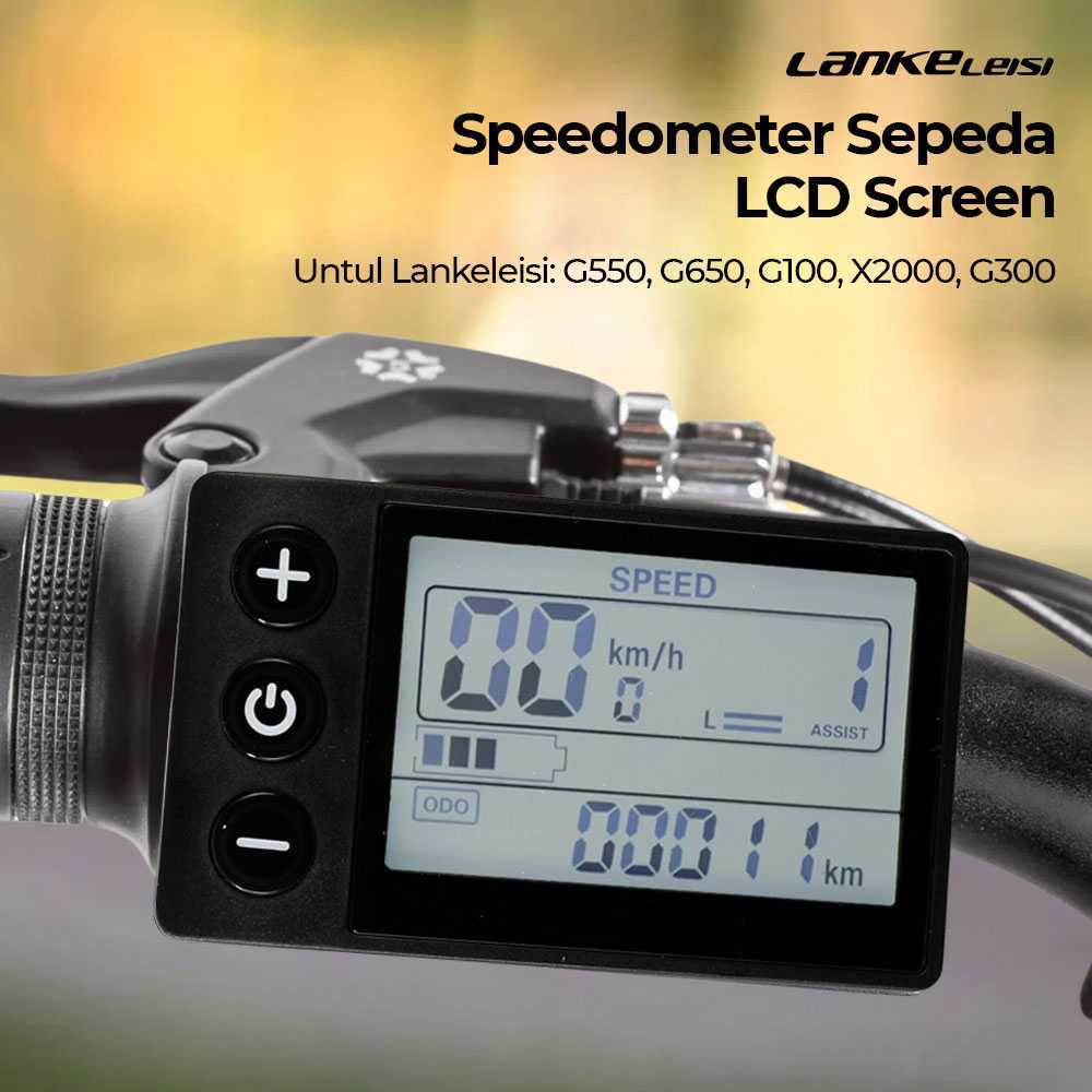 Jual Lankeleisi Speedometer Sepeda LCD Screen G550 G650 G100 X3000 Plus ...