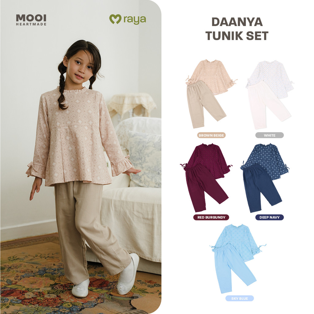 Jual Mooi Setelan Anak Perempuan Raya Collection Daanya Tunik Set ...