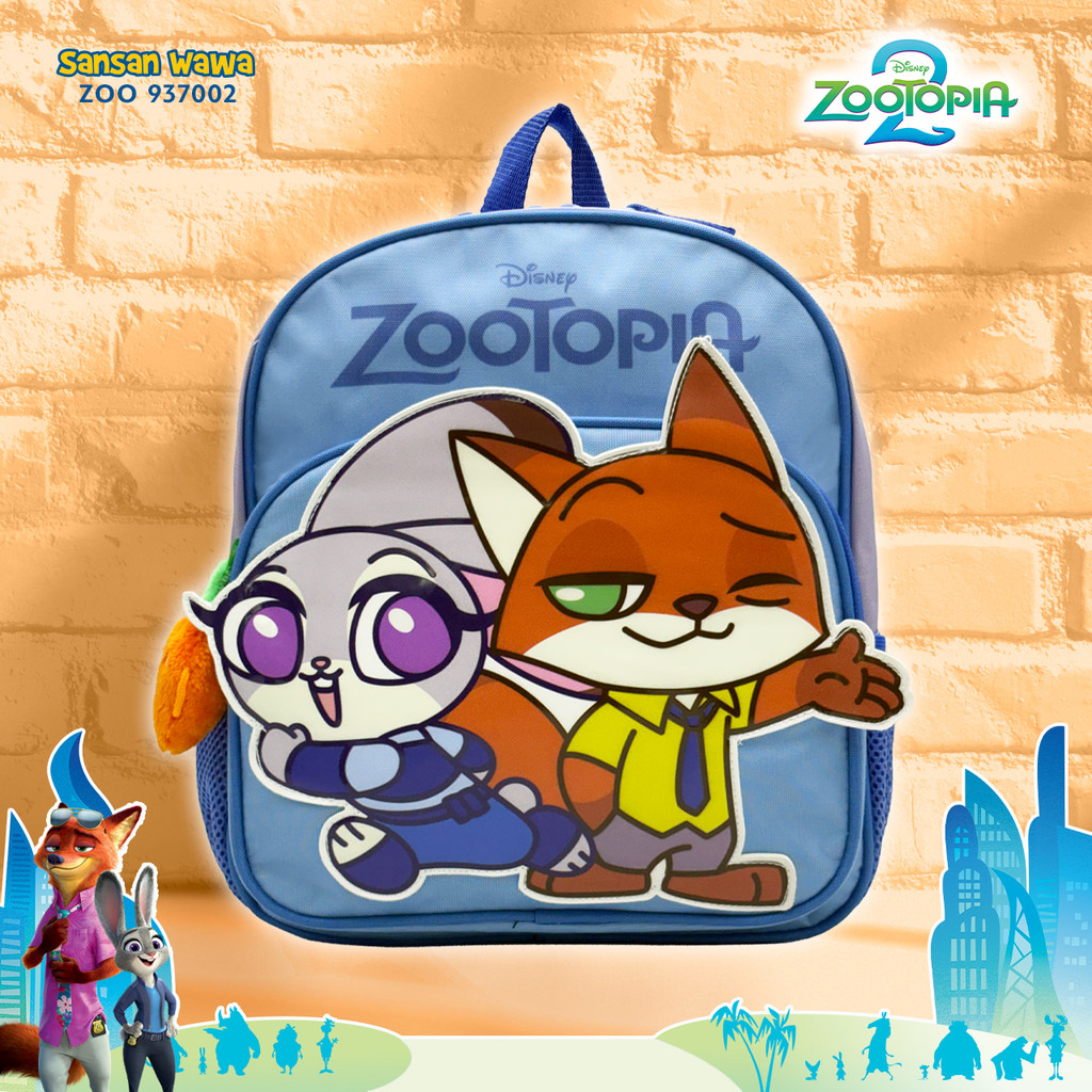 Jual Zootopia ransel anak size kecil 3D backpack - Bonus keychain ...