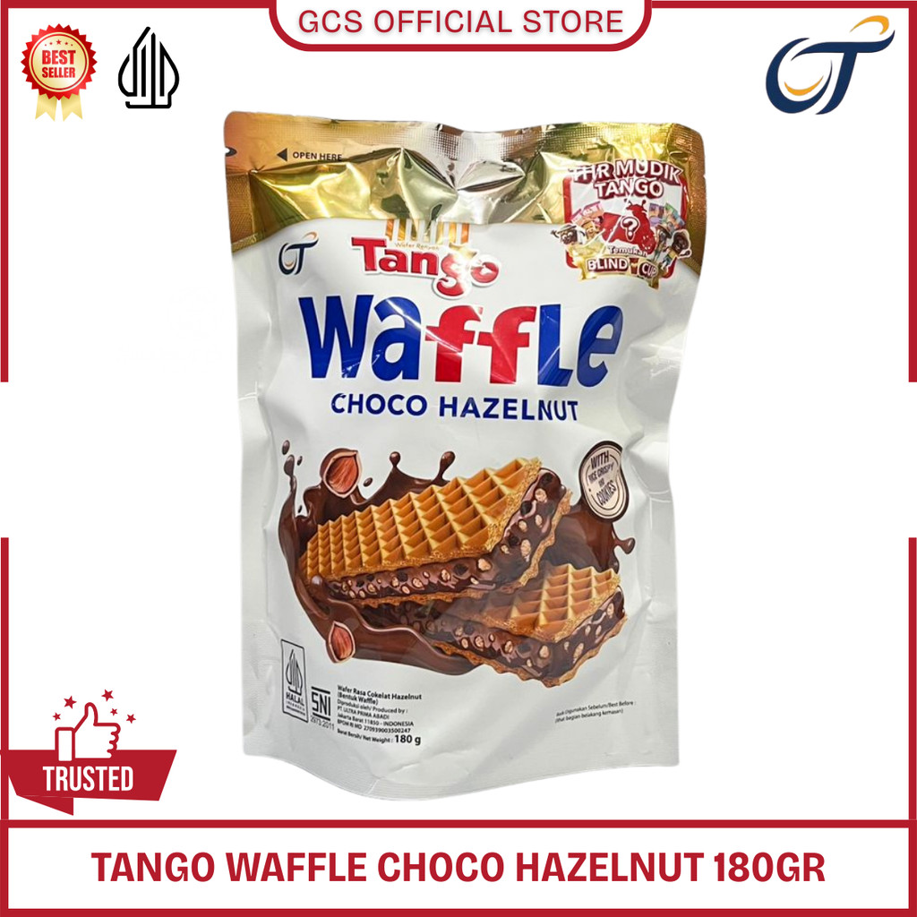 Jual Tango Waffle Choco Hazelnut Kemasan Pouch Jumbo 180g | Shopee ...