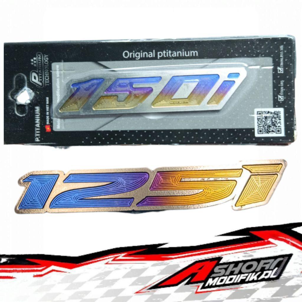 Jual Pit titanium Emblem 125i 150i Titanium GR5 Vario Original dengan ...