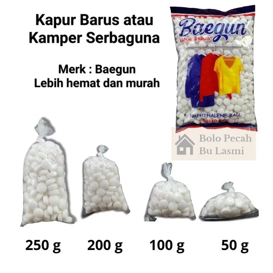 Jual TERMURAH (250gr, 200gr, 100gr, 50gr) Kamper Kapur Barus Putih ...