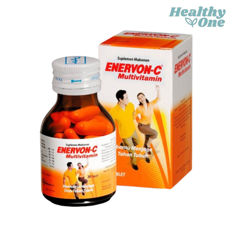 Jual ENERVON C 30 CAPLET MULTIVITAMIN | Shopee Indonesia