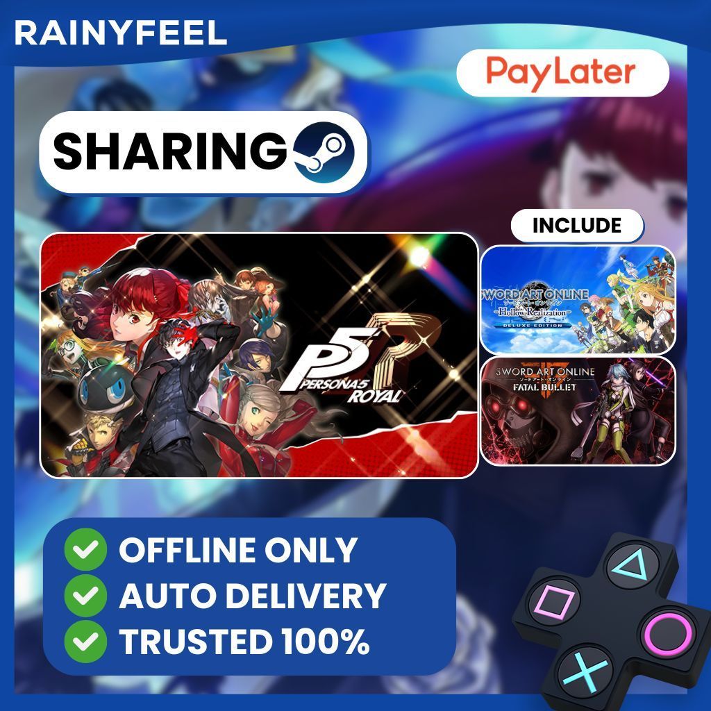 Jual [BONUS STEAM KEY] Persona 5 Royal (Sharing With Sword Art Online ...