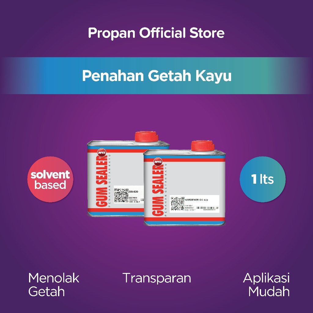 Jual Impra Gum Sealer Penahan Getah Kayu 1L | Shopee Indonesia