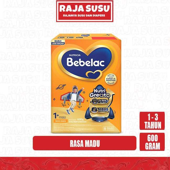 Jual BEBELAC 3 / BEBELAC 1+ MADU 600 GR - RAJA SUSU | Shopee Indonesia