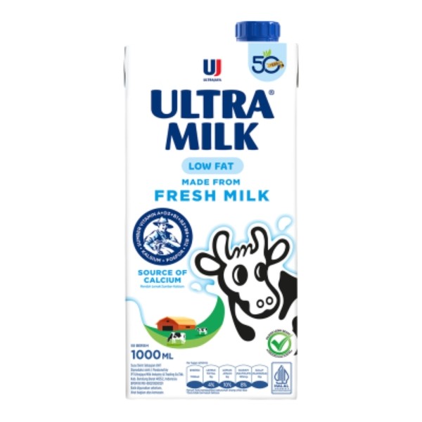Jual ULTRA MILK LOW FAT 1000 ML | Shopee Indonesia