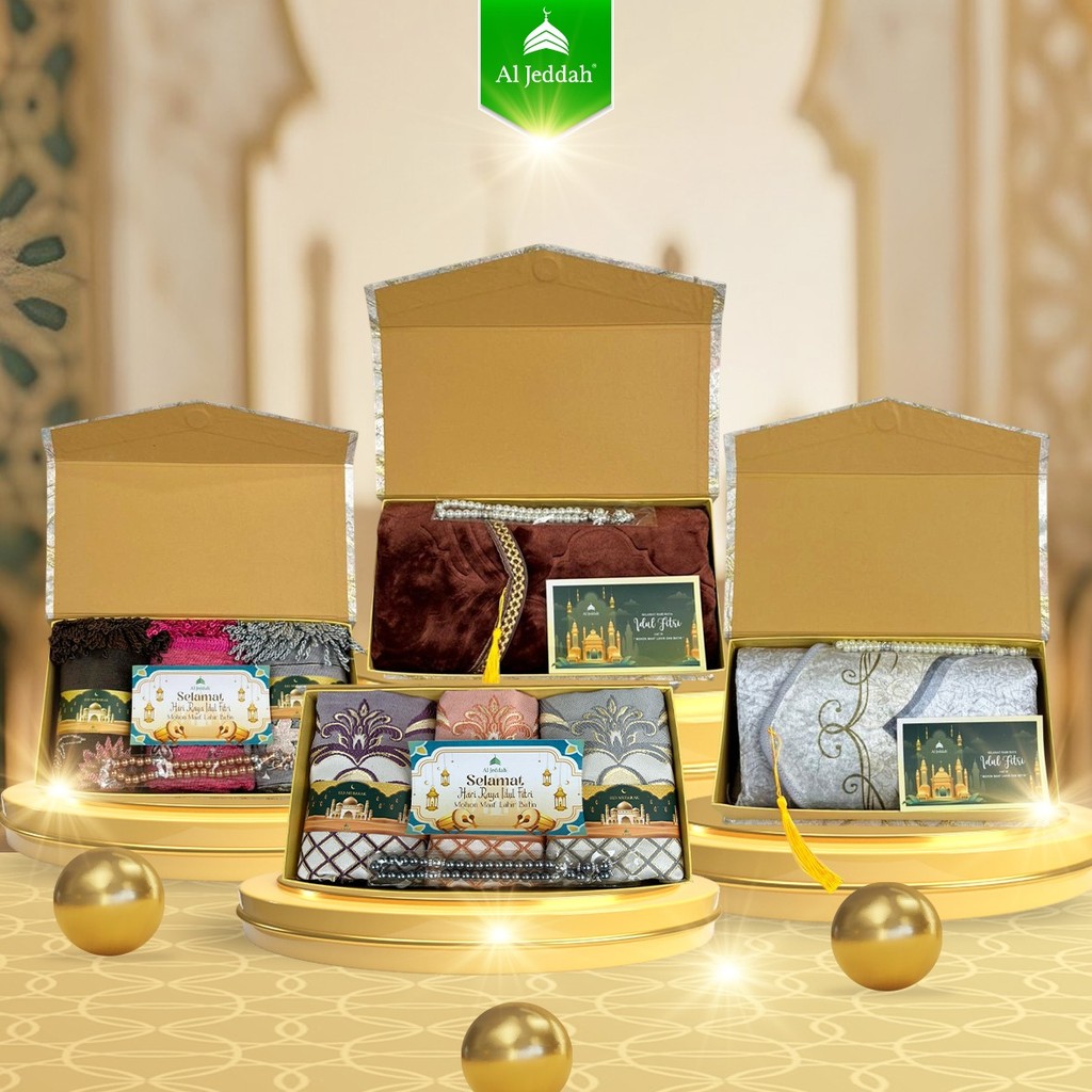 Jual Al Jeddah Paket Hampers Spesial Box White Gift Idul Fitri Elegan ...